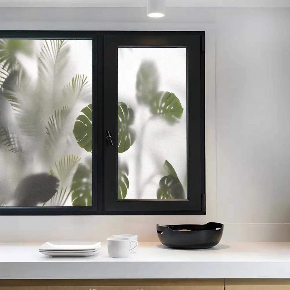 Privacy-Window-Film-Hazy-Greenery-Pattern-Glass-Door-Decorative-Film ...