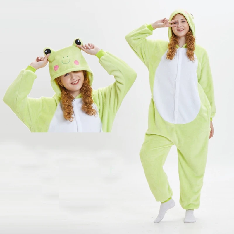 Adulto-kigurumi-frog-pijamas-conjunto-cosplay-bonito-animal-macac-o ...