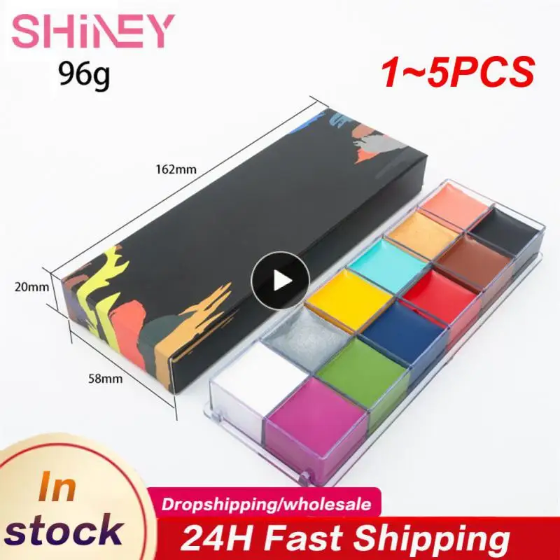 1-5PCS-Color-Body-Face-Paint-wholesale-Make-Up-Flash-Tattoo-Festival ...