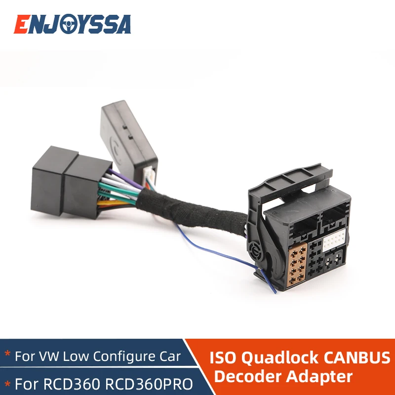 Cable-adaptador-RCD360-MIB-Plug-and-Play-ISO-Quadlock-con-simulador-de ...