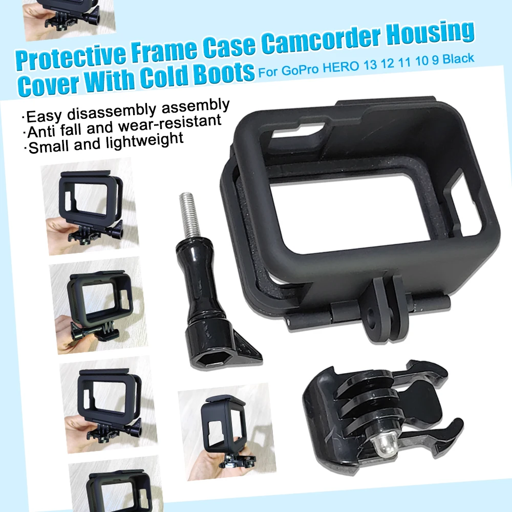 For GoPro HERO 13 12 11 10 9 Black Protective Frame Case Camcorder ...