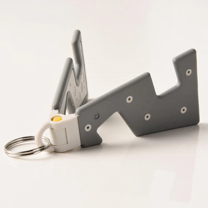 Portable-Desk-Mobile-Phone-Holder-Creative-Keychain-Folding-Phone-Stand ...