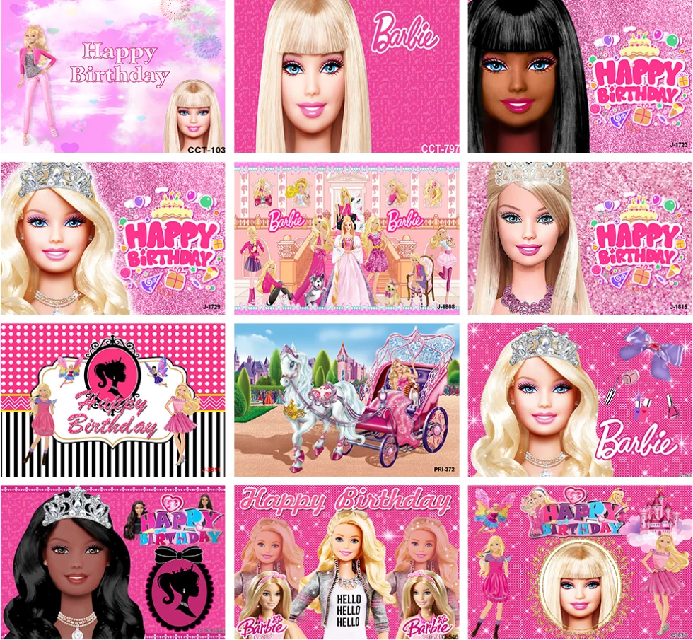 Barbie Birthday Decorations Movie Birthday Banner Barbie Land Party ...