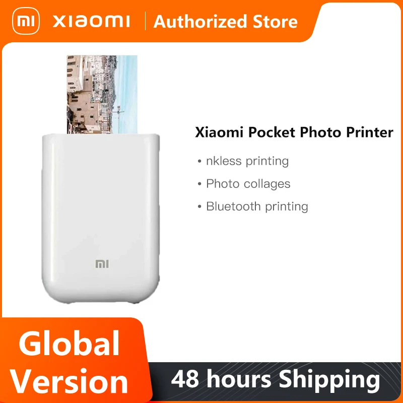 Global-Version-Original-Xiaomi-Mini-Photo-Printer-ZINK-Inkless ...