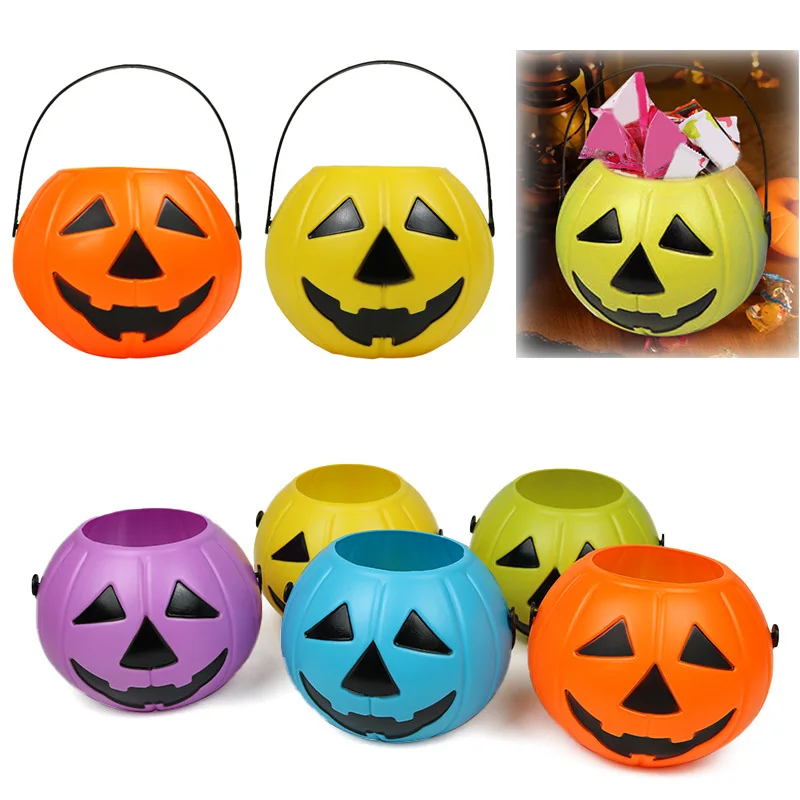 Halloween-Trick-or-Treat-Bucket-Pumpkin-Candy-Buckets-Portable-Plastic ...