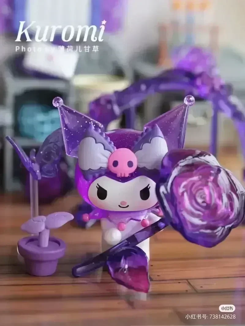 Sanrio-Mini-Kuromi-Figure-Dream-Rose-Garden-Series-Decoration-Kawaii ...