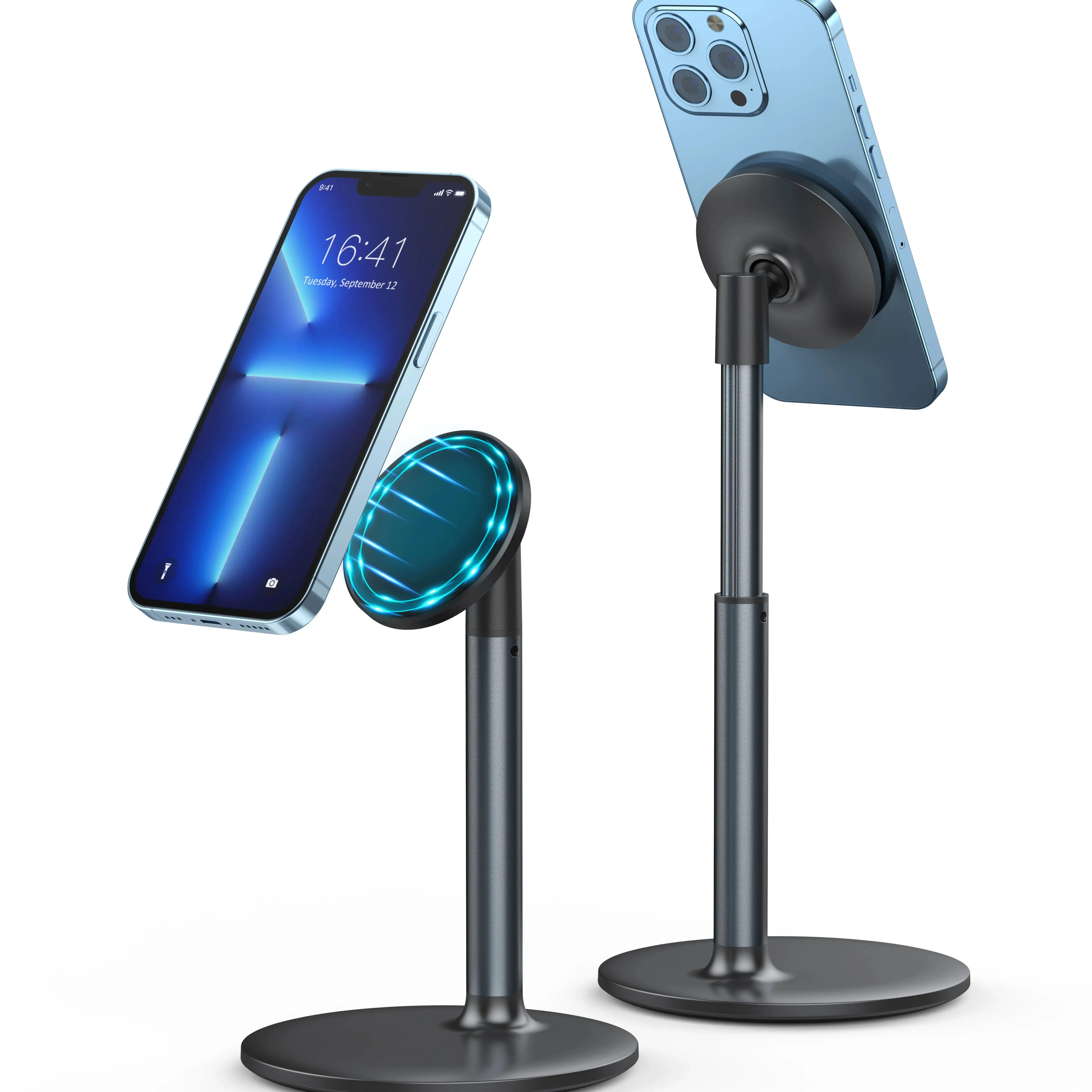 Magnetic Desk Phone Stand for IPhone 16 15 14 13 12 Phone Holder Dock ...