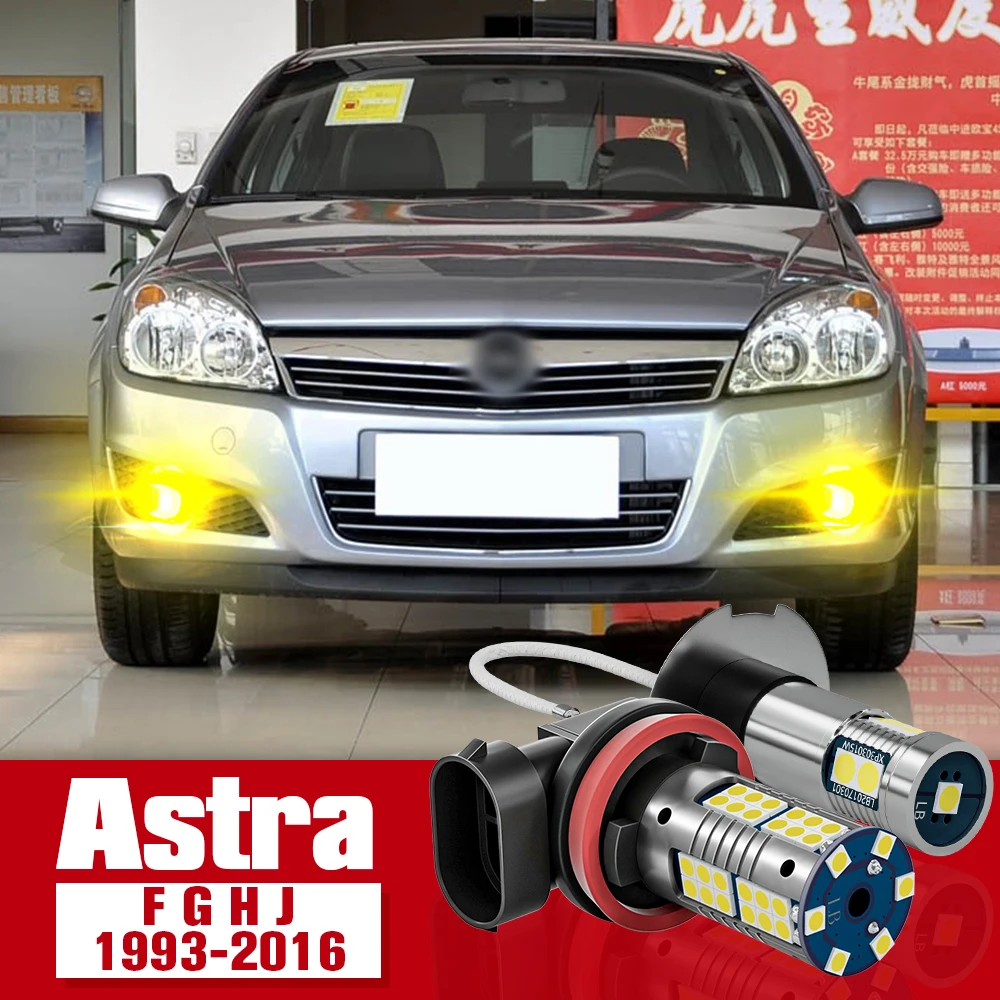 2x Front Fog Light Accessories LED Bulb Lamp For Opel Astra F G H J ...