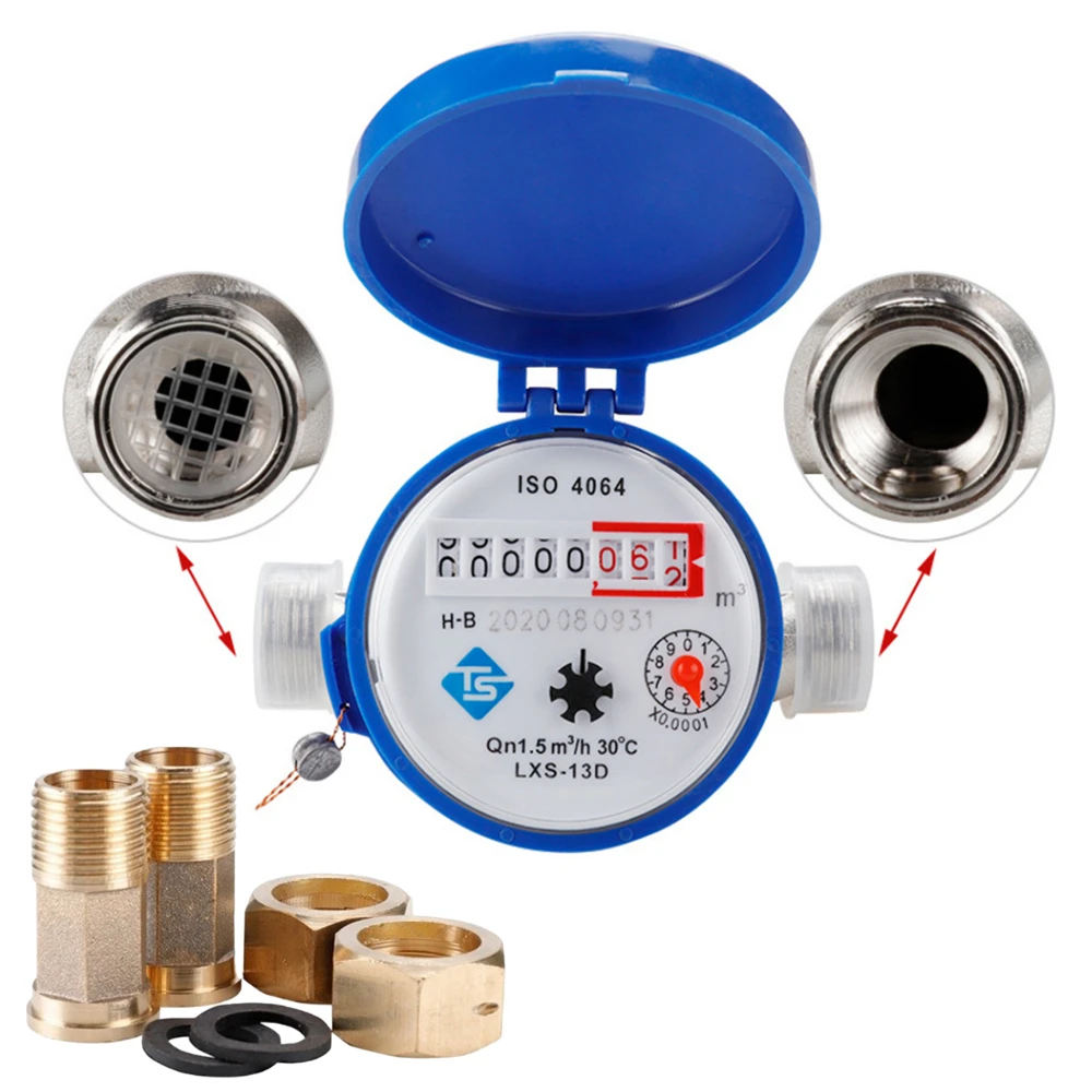 Smart-Water-Meter-E-Type-Precision-Digital-Display-Pointer-Counter ...