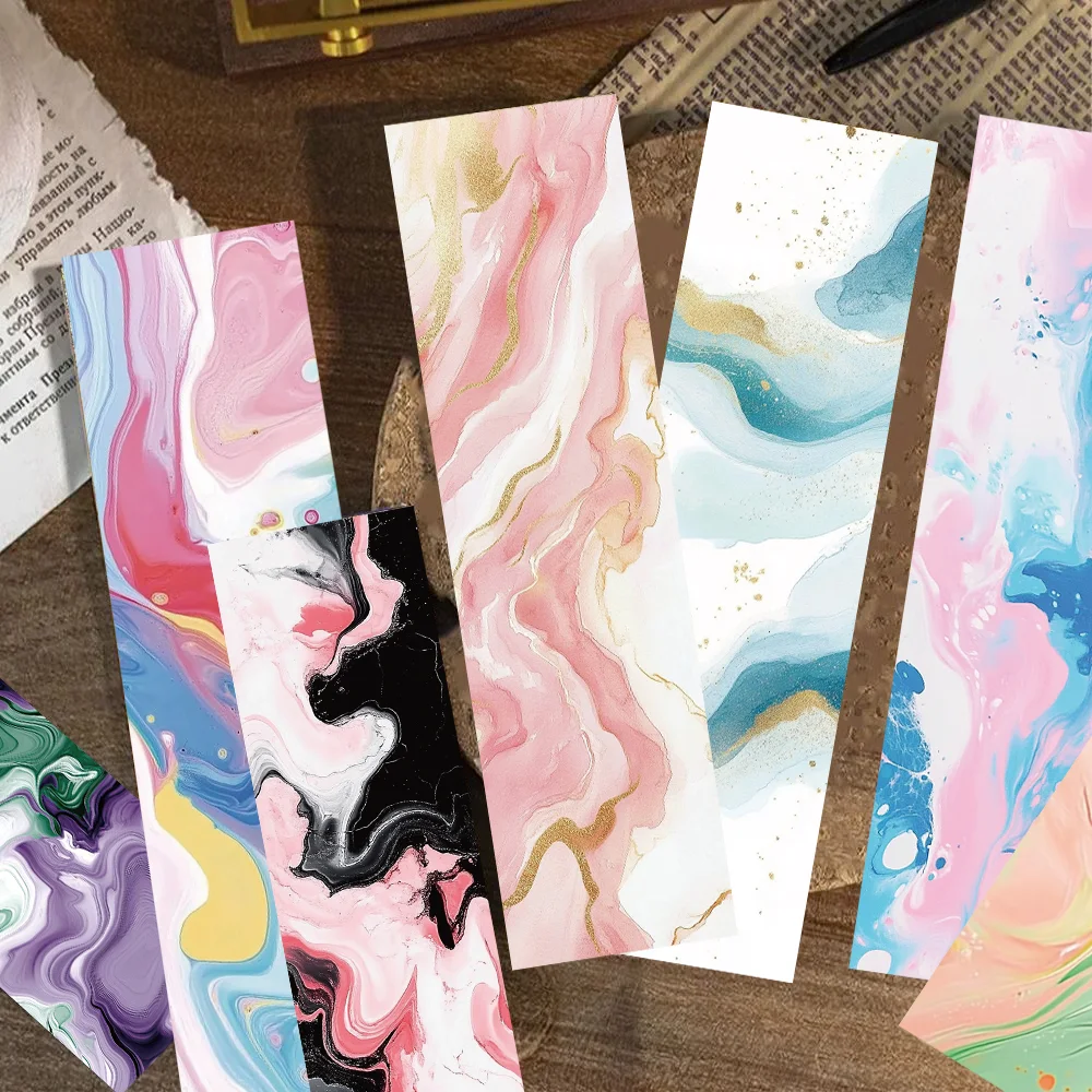 30pcs bleaching paint bookmarks student teacher reading books book ...