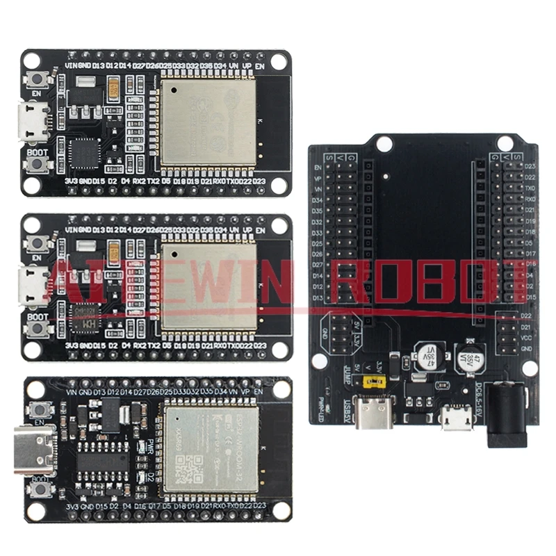 ESP32-Development-Board-30PIN-Type-C-Micro-USB-CH340C-CP2102-CH9102-WiFi-Bluetooth-Ultra-Low ...