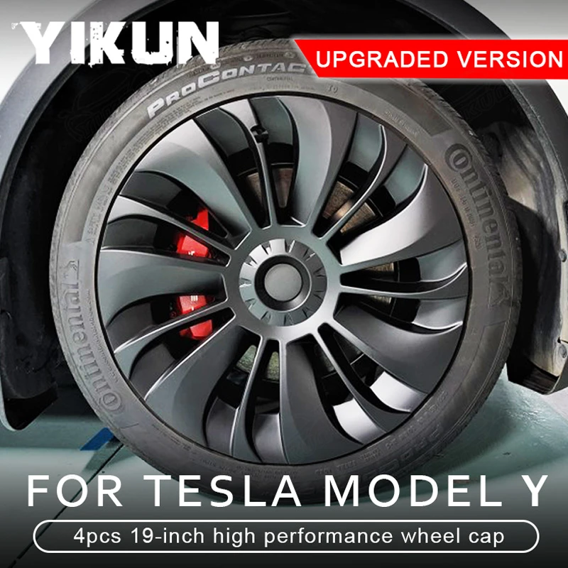 4pcs For Tesla Model Y Hub Cap Original Car Replacement Wheel Cap 19 20 ...