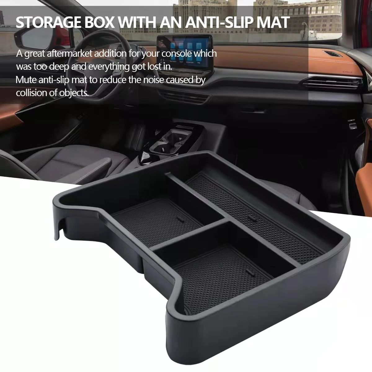 Car-Center-Console-Armrest-Storage-Box-Trims-Tray-for-Volkswagen-VW-ID ...