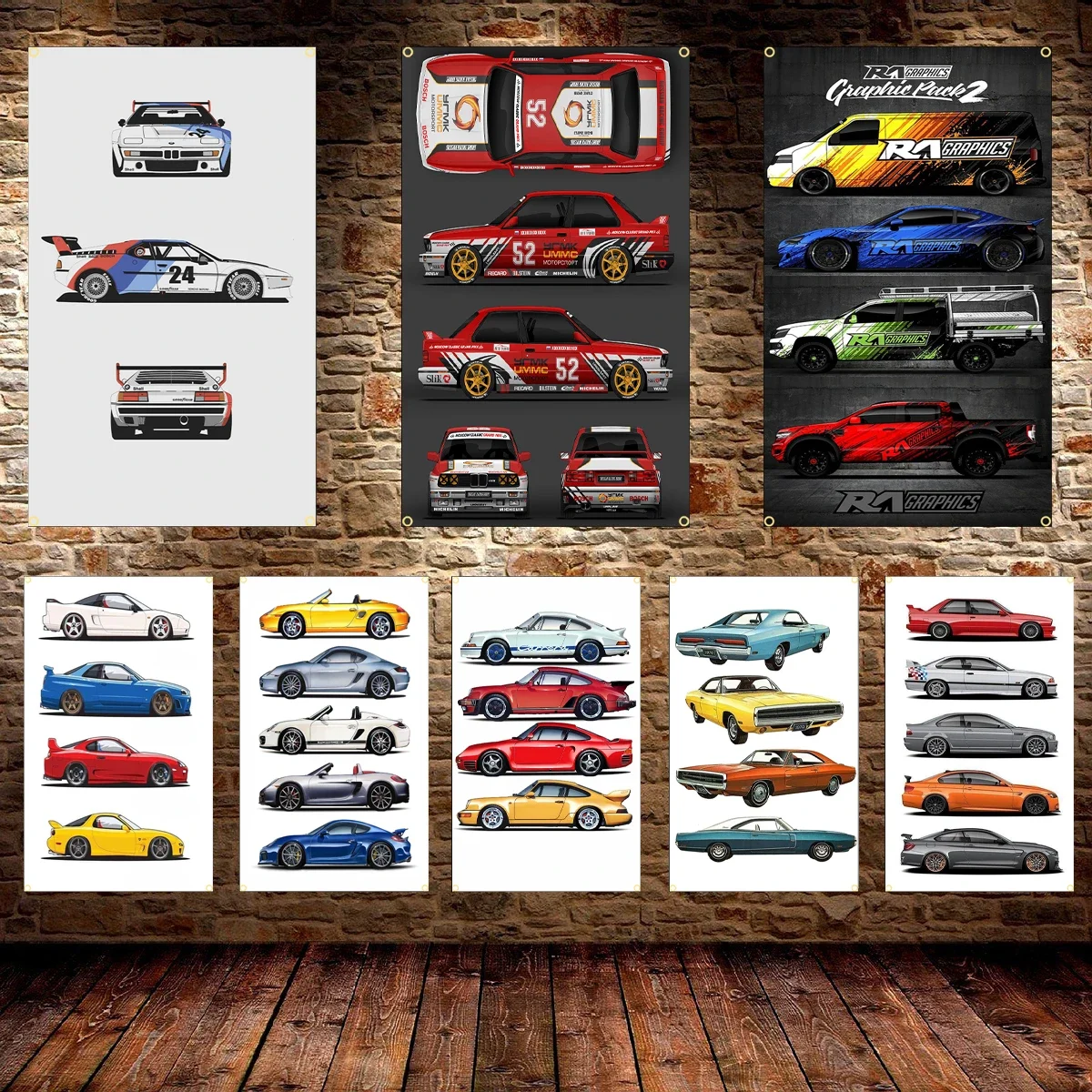 90x150cm 3X5FT Super Car Racing Car Flag Polyester Printed Racing Car ...