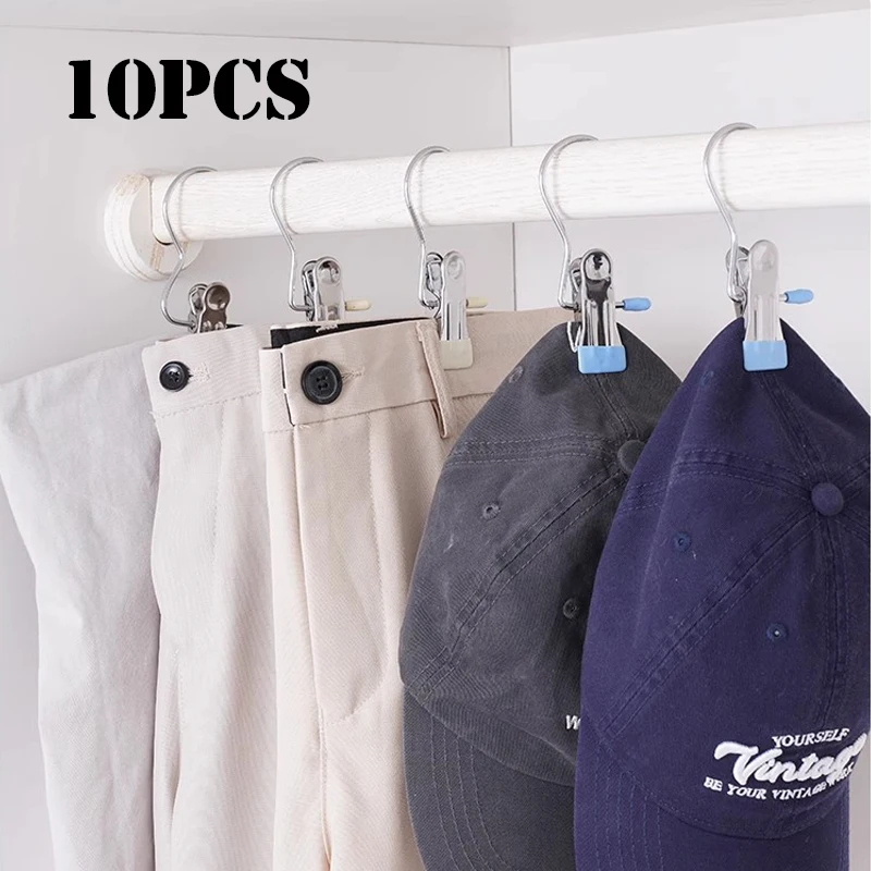 Ganchos-de-acero-inoxidable-para-colgar-ropa-perchas-port-tiles-para ...