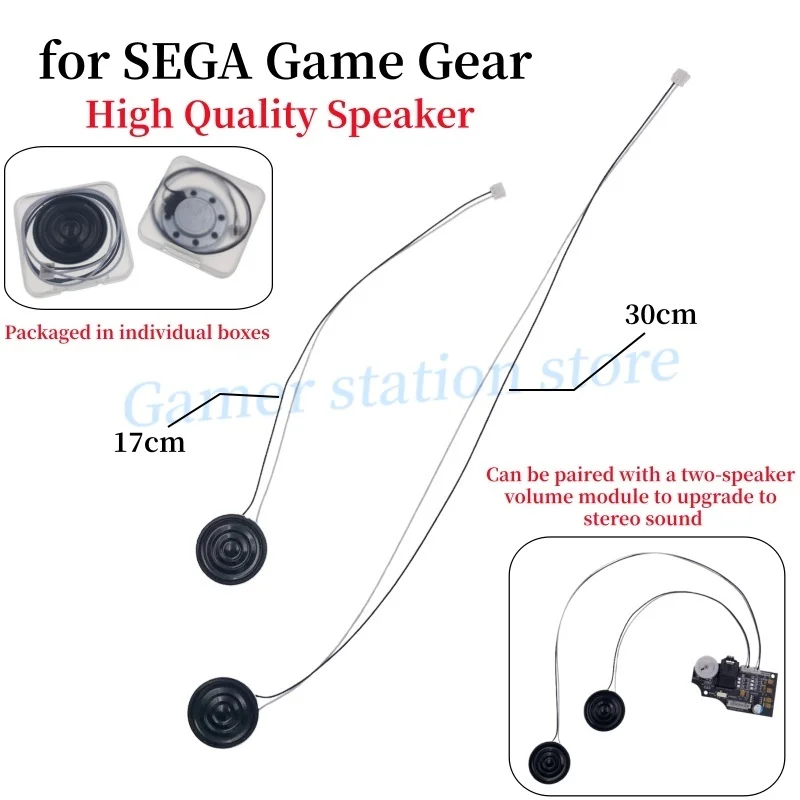 1-10 PCS/SET for SEGA Game Gear GG Built-in speaker 17cm/30cm Wired ...