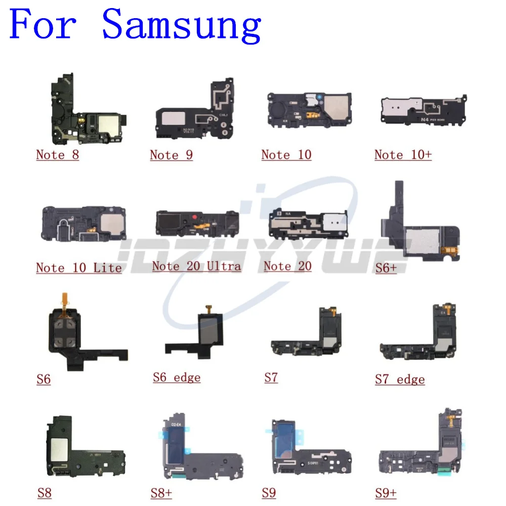 Bottom Loudspeaker For Samsung Galaxy S6 S7 S8 S9 Edge Note 8 9 10 20 ...
