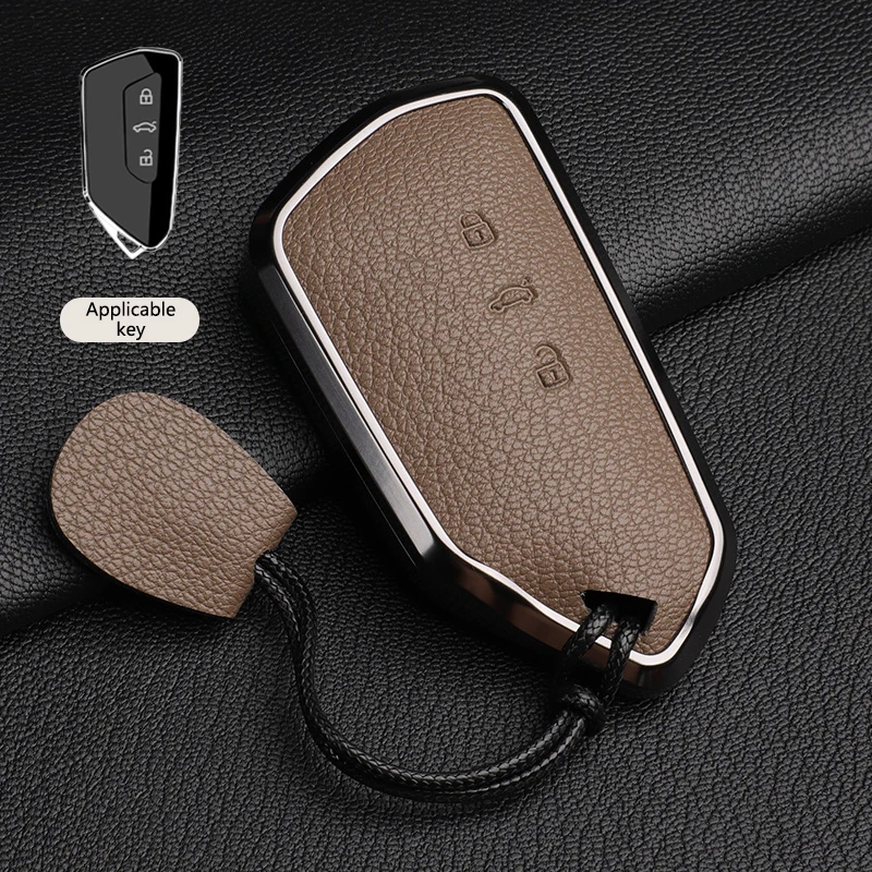 For-VW-Golf-8-Mk8-GTI-GTD-R-ID3-ID4-2020-aluminium-alloy-Leather-Car ...