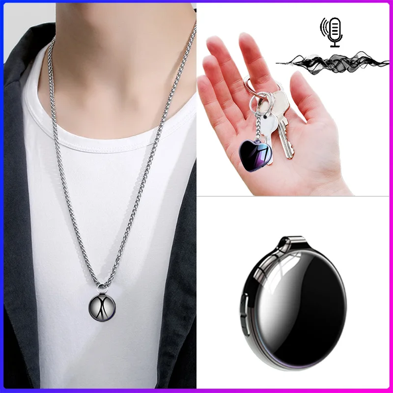 Mini-Voice-Activated-Recorder-Necklace-Digital-Audio-Recording-Keychain ...