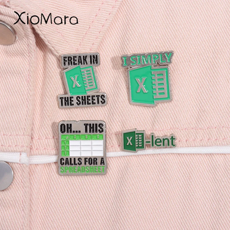 Freak-In-The-Sheets-Excel-Spreadshee-Enamel-Pin-Funny-Office-Coworkers ...