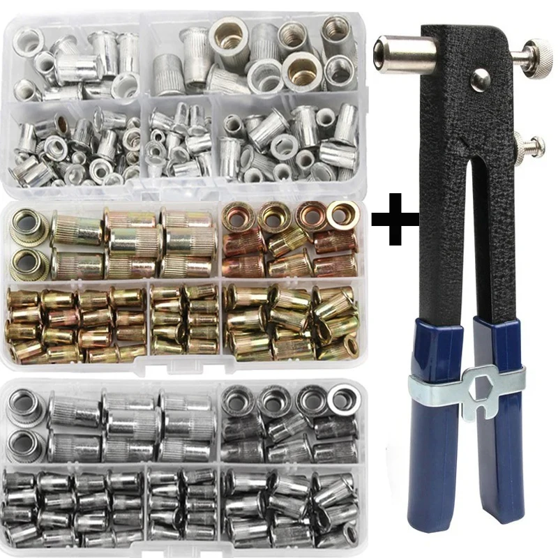 Kit-de-mandril-de-pistola-de-Tuercas-de-remache-herramienta-de-reparaci ...