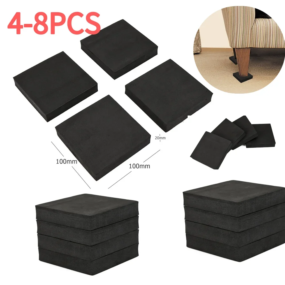 4-8pcs-Rubber-Pads-For-Chair-Legs-Anti-Slip-Mat-Bumper-Damper-Silent ...