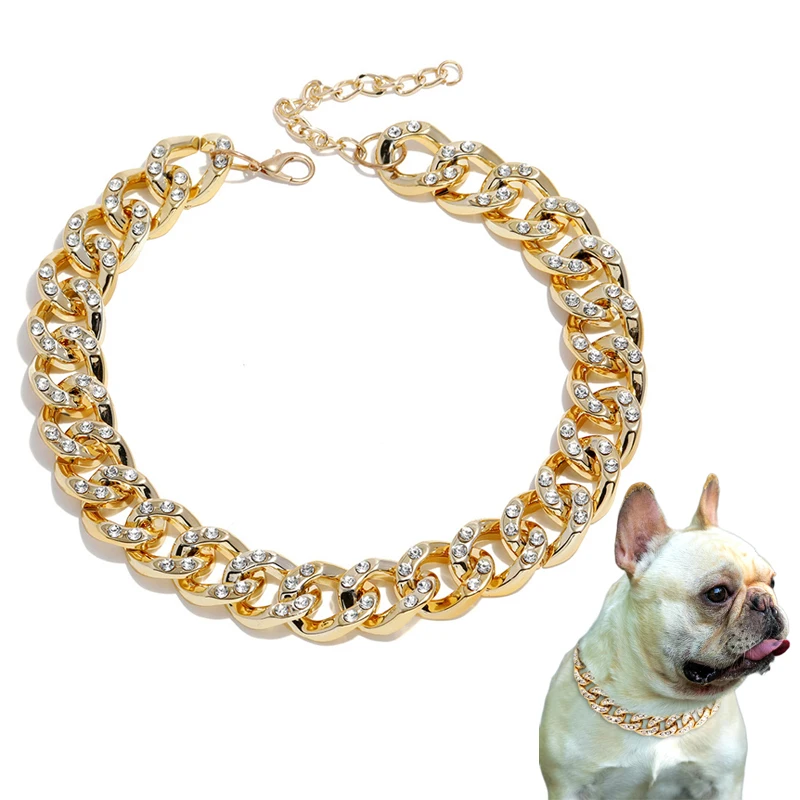 Luxury Crystal Dog Necklace for Small and Large Dogs, Bling Rhinestone ...