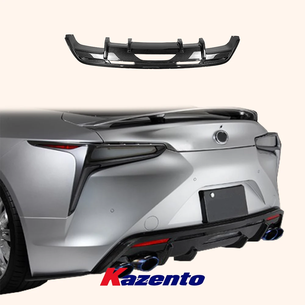 Car Carbon Fiber Body Kit Rear Bumper Lip for Lexus LC 500 URZ100 2017 ...