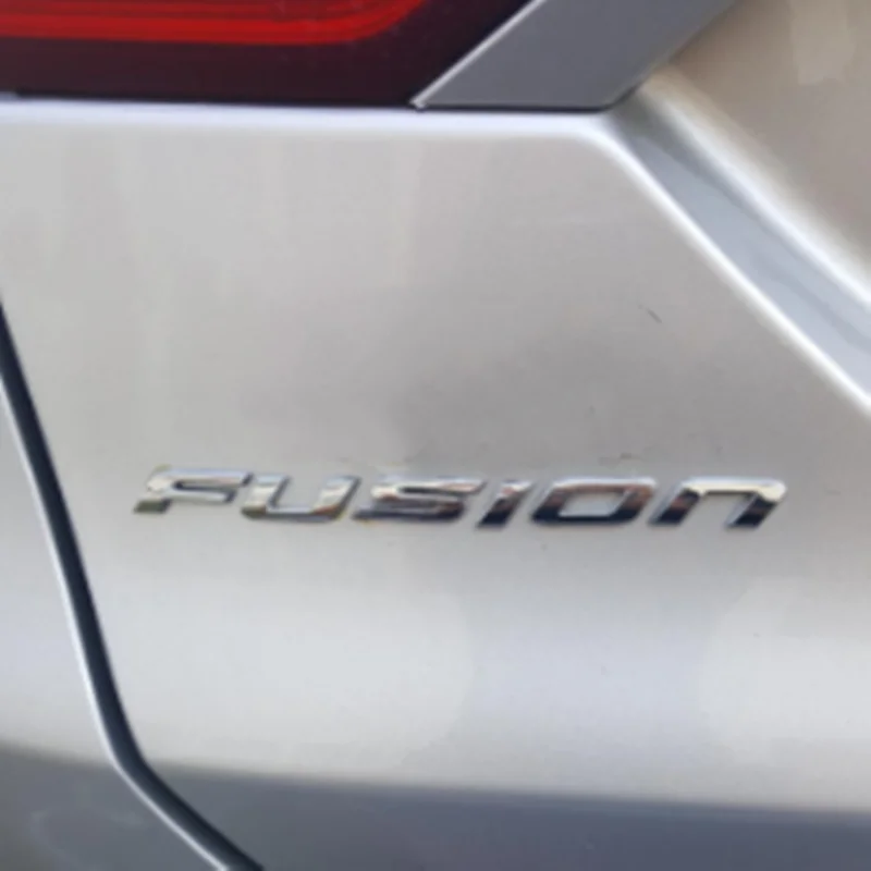 New Style for Ford Fusion Chrome FUSION Rear Trunk Lid Nameplate Emblem