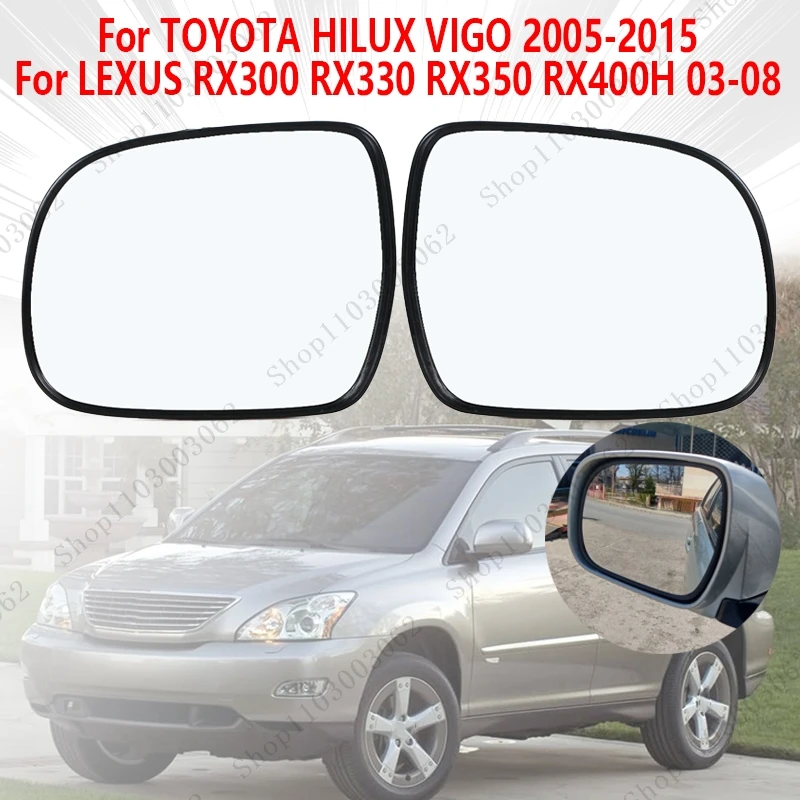 Heated-Side-Rearview-Mirror-Glass-Lens-Car-Mirrors-For-LEXUS-RX300 ...