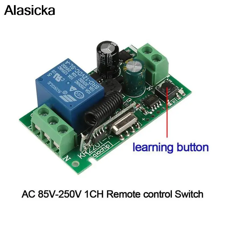 220v Wireless Remote Control Switch Garage Door | Universal Wireless ...