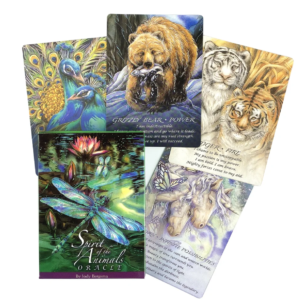 Spirit-Of-The-Animals-Oracle-Cards-For-Fate-Divination-Board-Game-Tarot ...