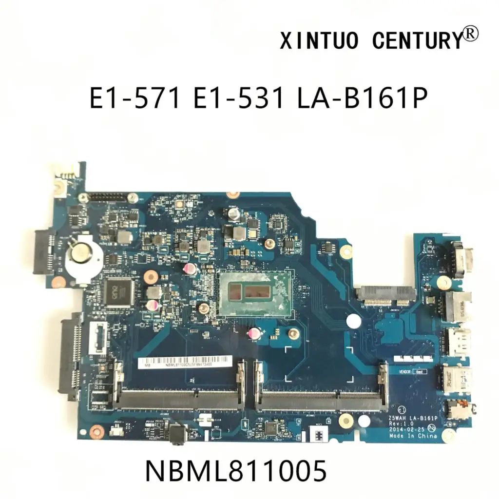 Nbml811005 para acer aspire E5-571 E5-531 placa-mãe z5wah LA-B161P ...