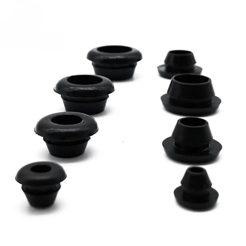 Black-3mm-50mm-Rubber-Snap-on-Grommet-Hole-Plugs-End-Caps-Bung-Wire ...