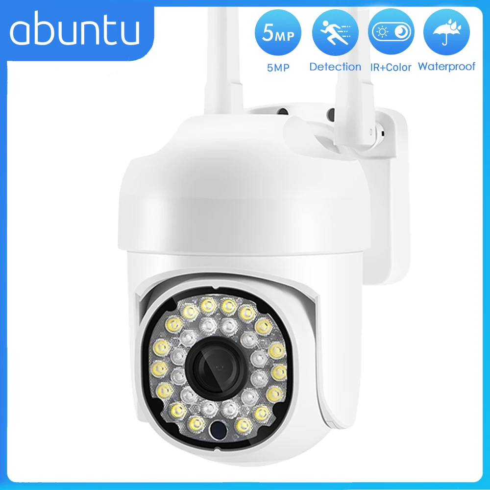 5MP Mini IP Camera WiFi Outdoor 2MP HD Video Surveillance Cameras 4X ...
