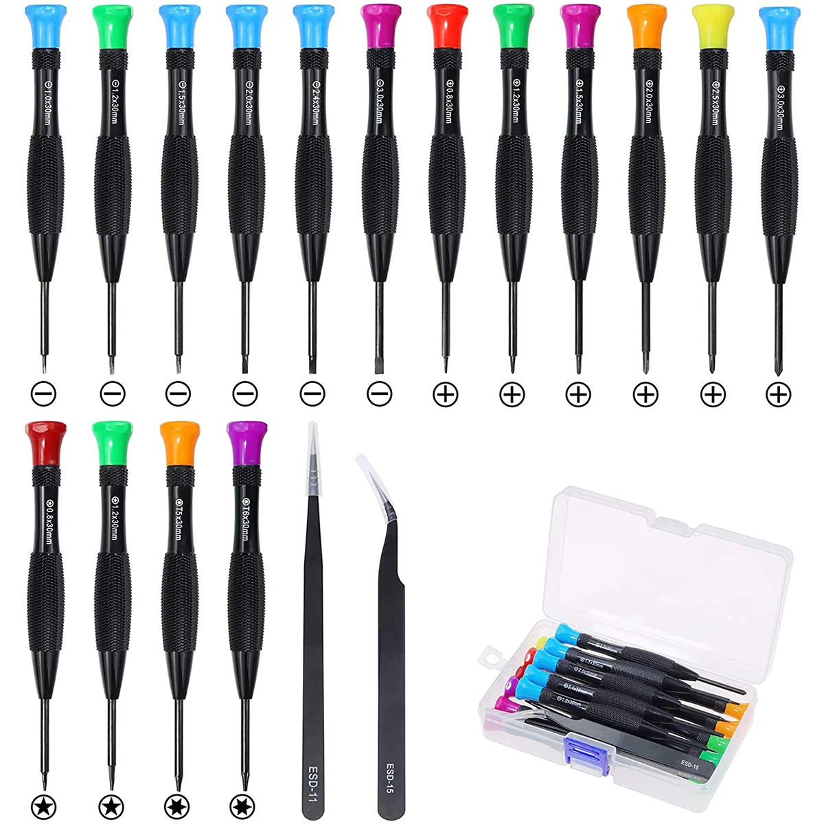 Magnetic Screwdriver Set Mini Multi-Function Magnetic Precision ...