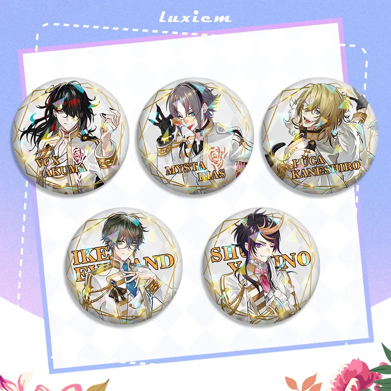 Luxiem-Rainbow-Vtuber-Clubs-Badges-Anime-Figures-Vox-SHU-MYSTA-IKE-LUCA ...