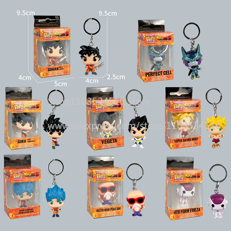 POP-Keychain-Dragon-Ball-Z-Key-Chains-Anime-Figures-Son-Goku-Kakarotto ...