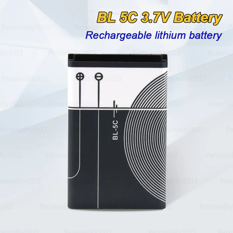 BL 5C Battery 1020mAh BL5C Rechargeable Li-ion Batteries for Nokia n72 ...