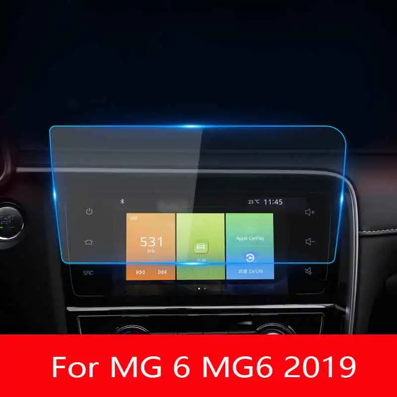 For MG 6 MG6 Interior 2019 Car GPS Navigation Tempered Glass Screen ...