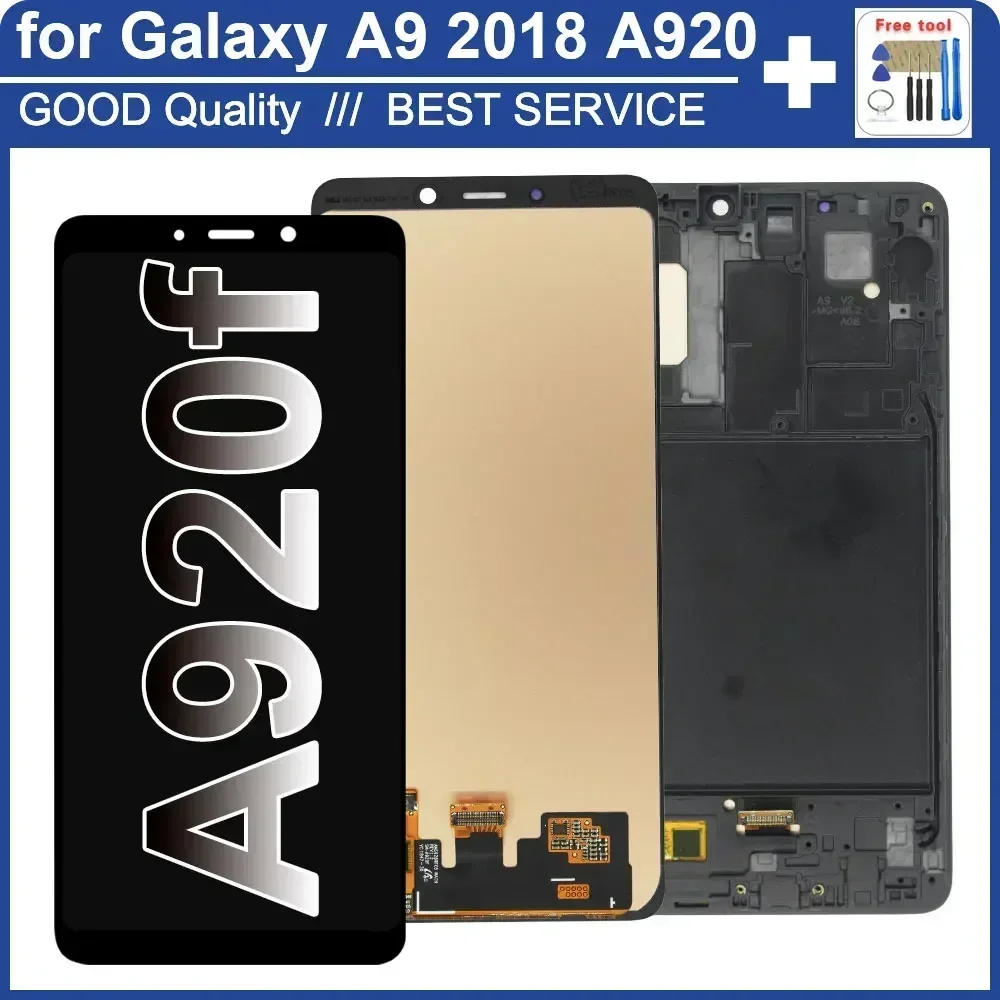Super AMOLED LCD for Samsung Galaxy A9 2018 A920F LCD Display Touch ...