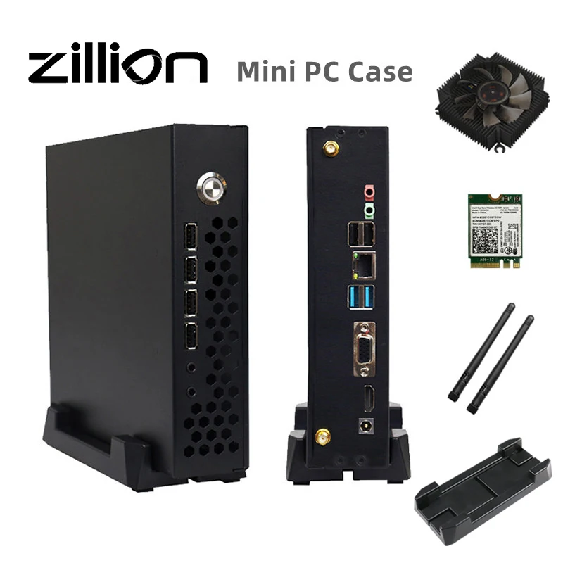 Mini Itx Chassis Portable Desktop Computer Case Gaming Pc Components ...