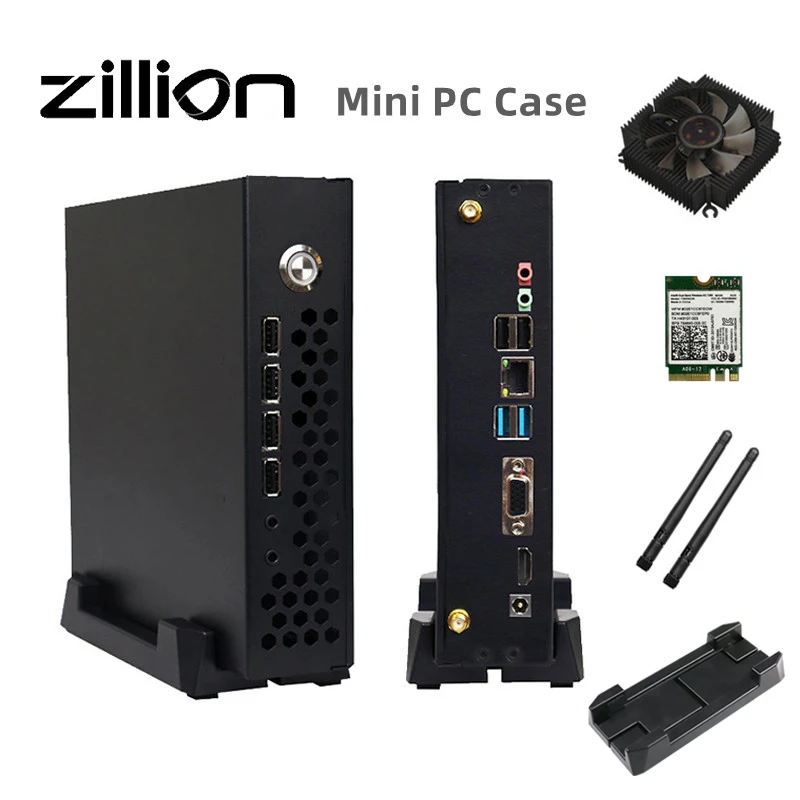 Mini Itx Chassis Portable Desktop Computer Case Gaming Pc Components ...