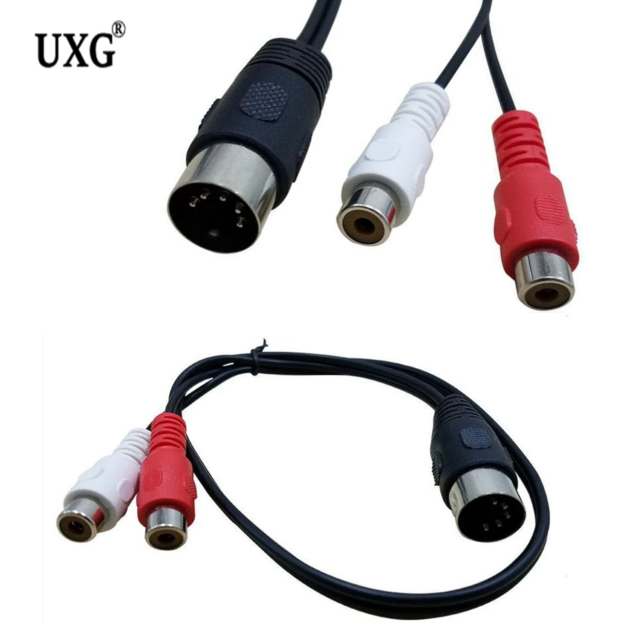 Jack-Din-5P-Male-to-2RCA-Female-Cables-Male-Pin-Female-to-RCA-Female-P2 ...