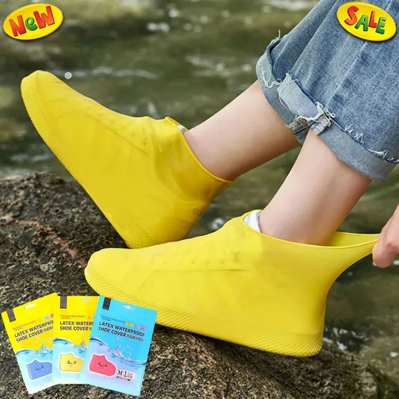 1-Pair-Waterproof-Non-slip-Silicone-Shoe-Covers-High-Elastic-Wear ...