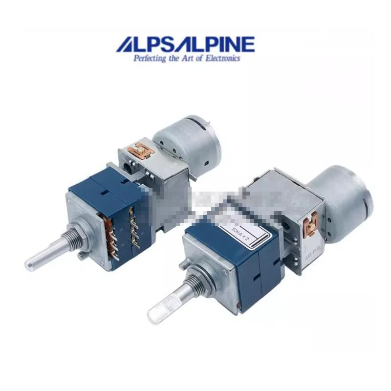 ALPS RK27 Model Dual Potentiometer Motor Volume Amplifier 5K 10K 20K ...