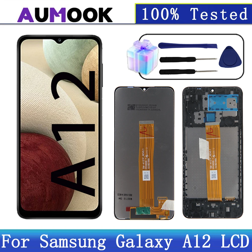 New-Tested-For-Samsung-Galaxy-A12-LCD-A125F-SM-A125F-A125-Display-Touch ...