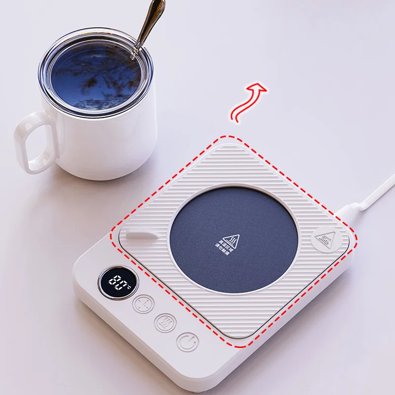 36W Cup Heater Mug Warmer Electric Hot Plate Milk Coffee Heating Pad 9 ...