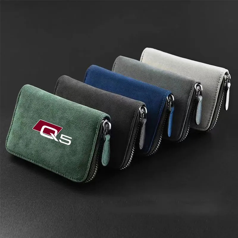 New-horizontal-zipper-card-holder-driver-s-license-card-bag-For-Audi-A1 ...