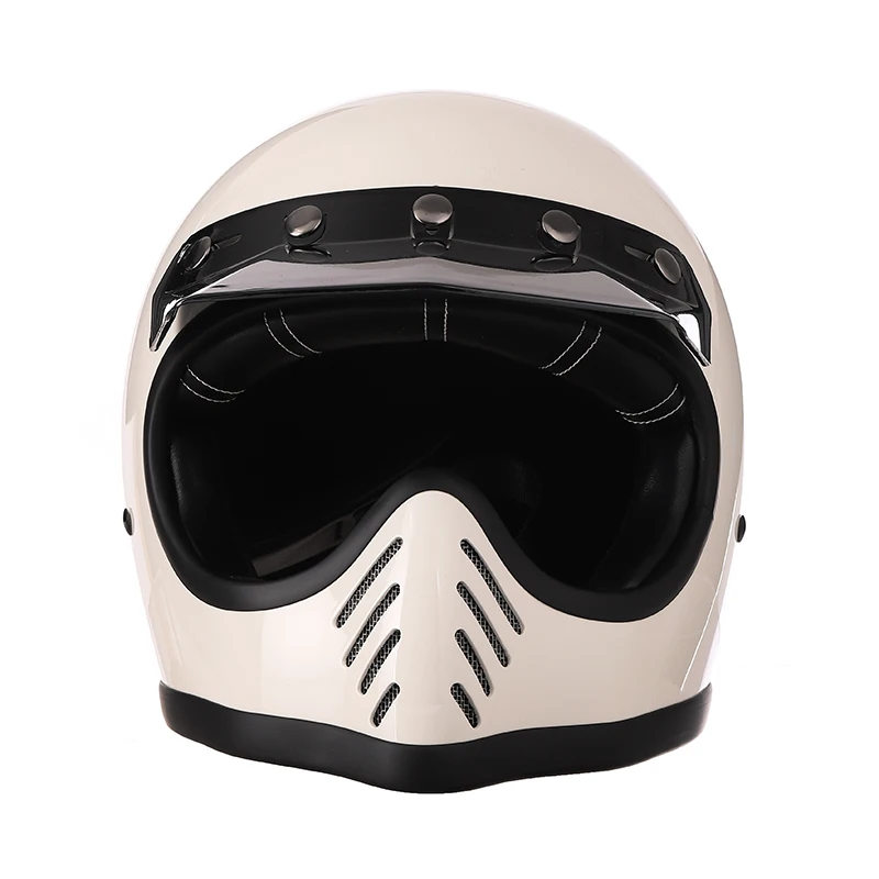 Vintage Scorpion Full Face Motocicleta Capacete, Cafe Racer, Retro ...